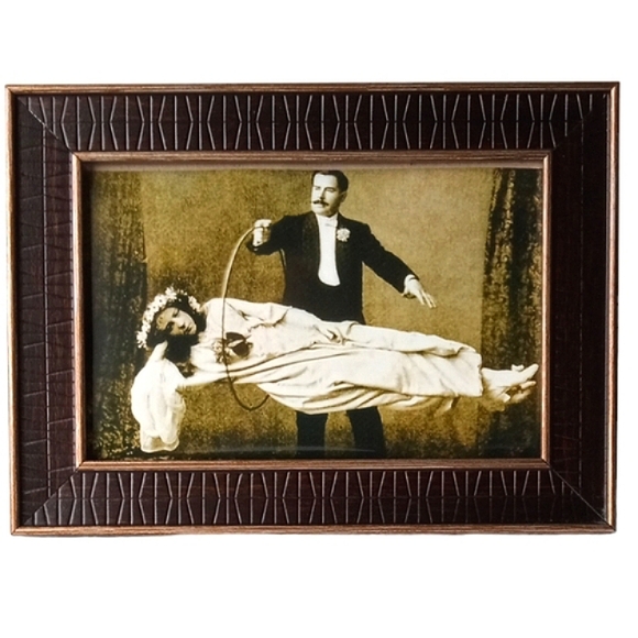 Vintage | Accents | Vintage Woman Magician With Woman Levitation Magic ...